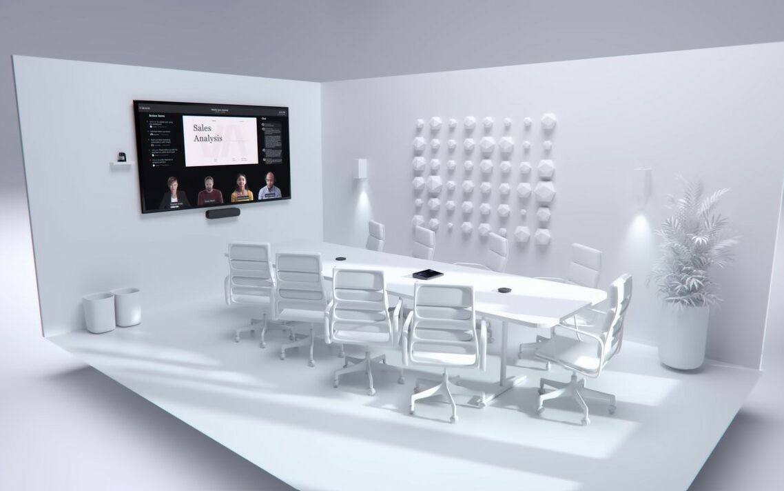 Hybrid Meeting Room - Birds Eye View Integration