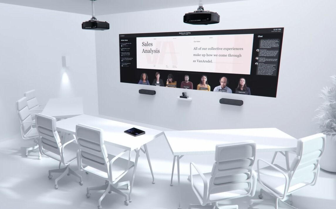 Hybrid Meeting Room - Birds Eye View Integration